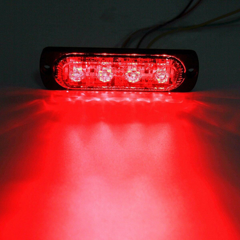 12V-24V 12W 4LED Safety Urgent Working Fog Red Lig... – Vicedeal