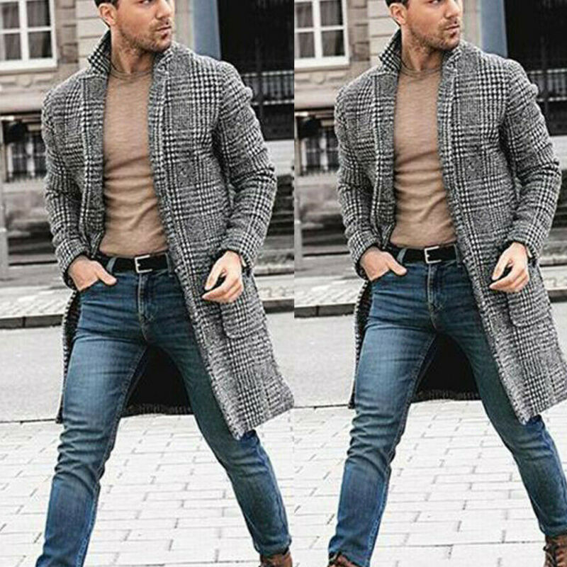 brand wool coats for men wool coats for Autumn Win... – Grandado