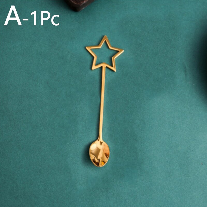 Creatieve Gradiënt Ster Vorm Roestvrij Stalen Lepe... – Grandado