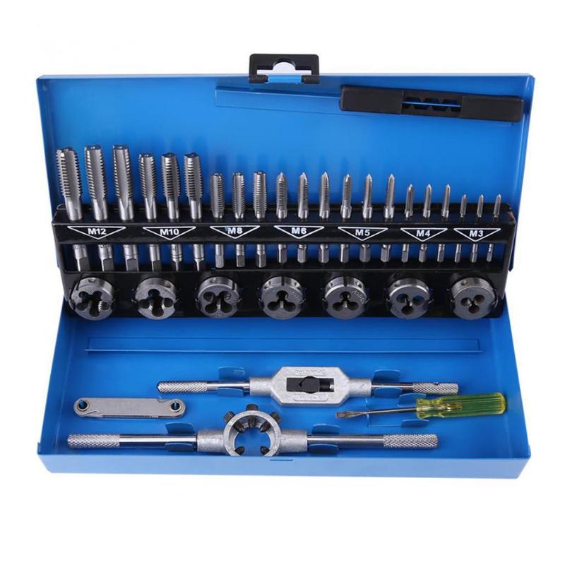 32pcs/set Tap and Die Alloy Drill Thread Cutter Se... – Vicedeal