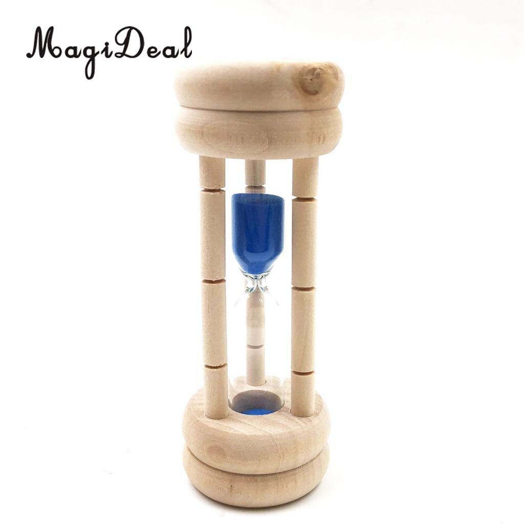 MagiDeal 3 Minute Wooden Stand Sand Timer Hourglas... – Grandado