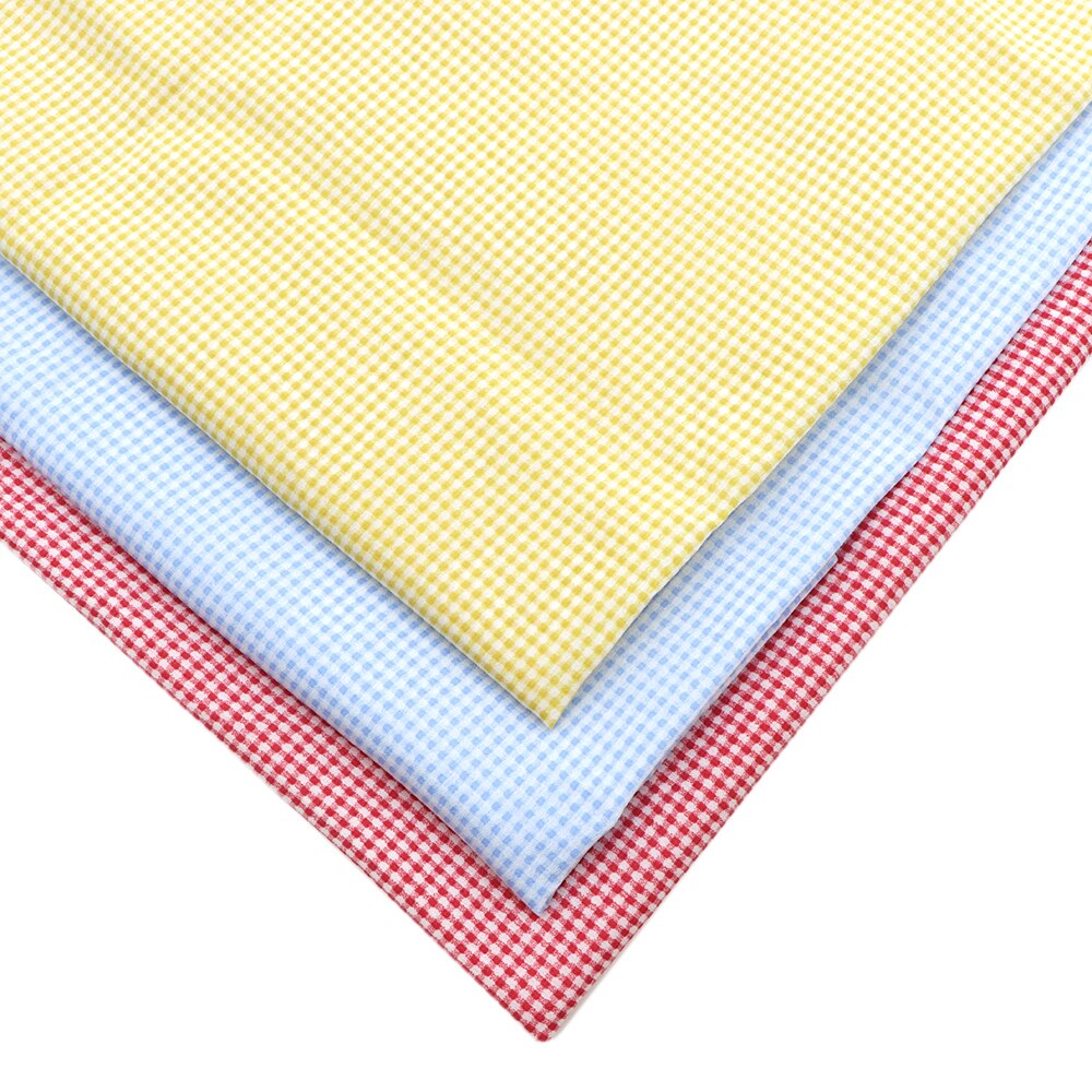 50*150cm Plaid Grid Chiffon Jacquard Fabric Patchw... – Grandado