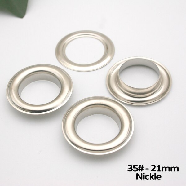 40sets Metal eyelet 35# inner 21.5mm big round met... – Grandado