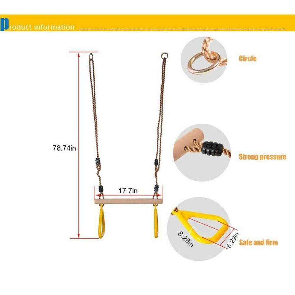 Kids Adult Outdoor Indoor Multifunction Wood Trape... – Grandado