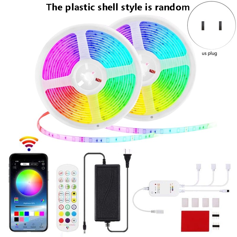 LED Strip Lights 10M 5050 Flexible RGB IP65 Blueto... – Vicedeal