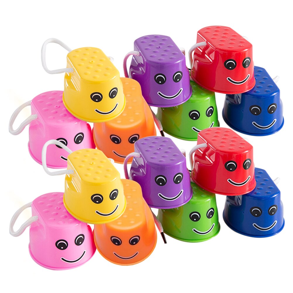 2pcs Jumping Stilts Smile Face Walk Stilt Jump Kid... – Vicedeal