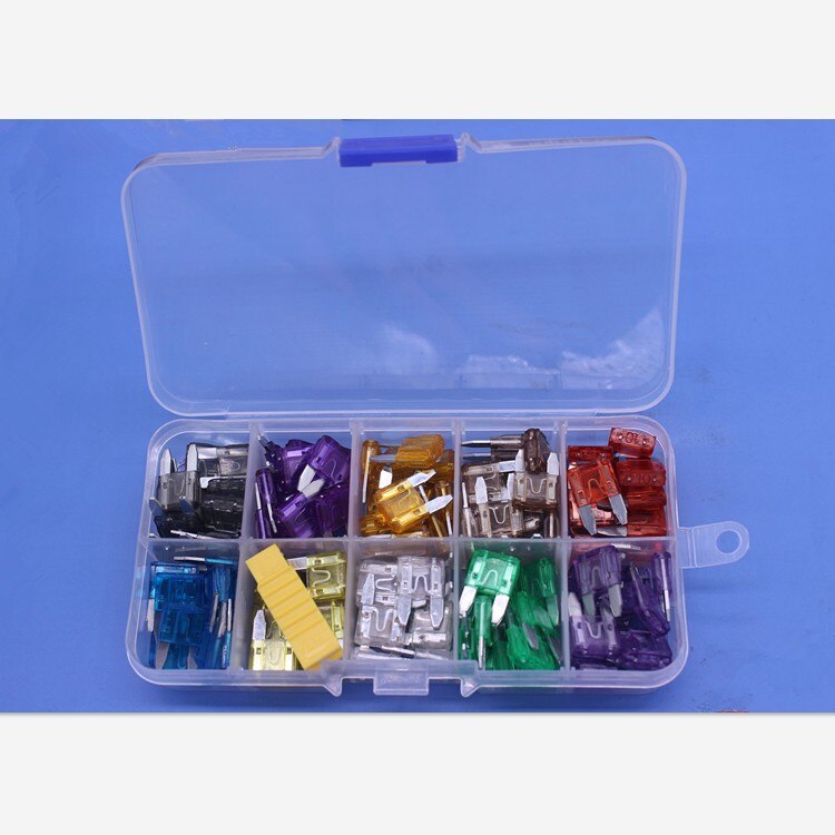 100 stk mini bilsikringer 2a 3a 4a 5a 7.5a 10a 15a... – Grandado