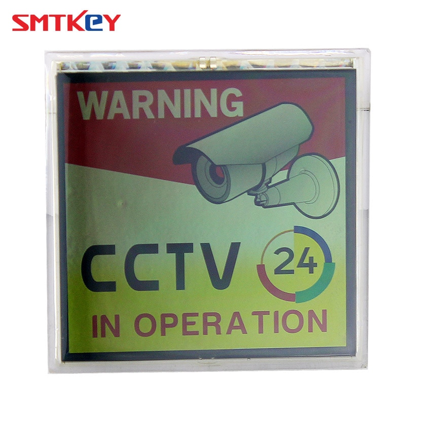 Security Flashing Warning CCTV Sign waterproof cct... – Grandado