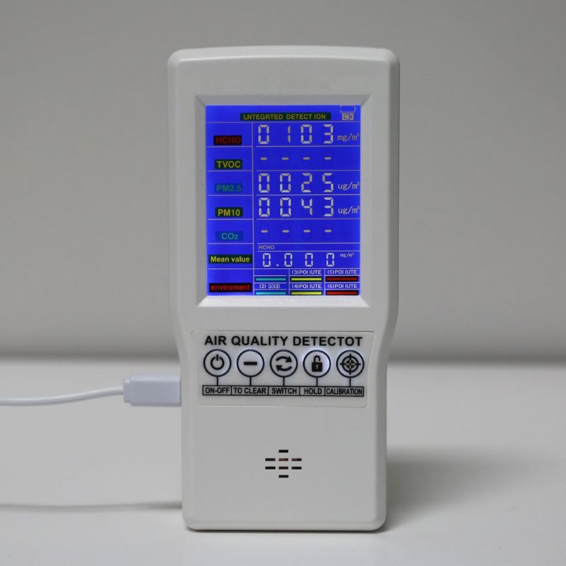 Digital Formaldehyde Detector HCHO/TVOC/CO2/PM2.5/... – Grandado