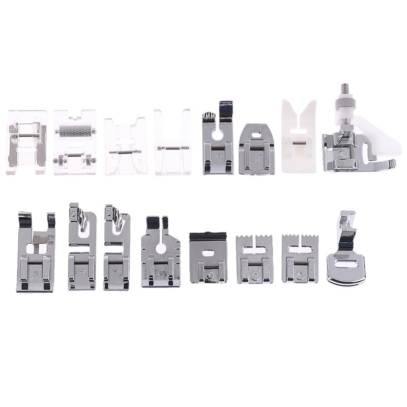 16pcs Mini Sewing Machine Presser Foot Feet Kit Se... – Grandado