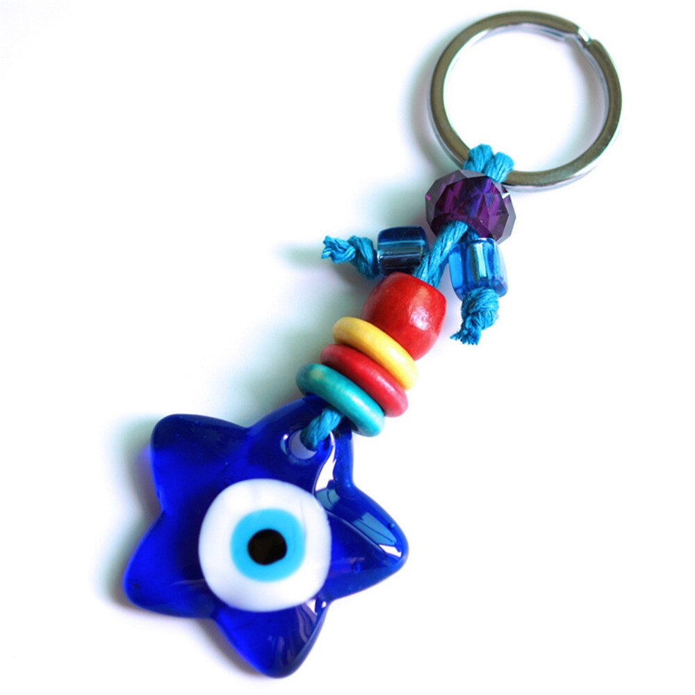 1PC Turkish Style Glass Blue Eye Key Chain Pendant... – Vicedeal