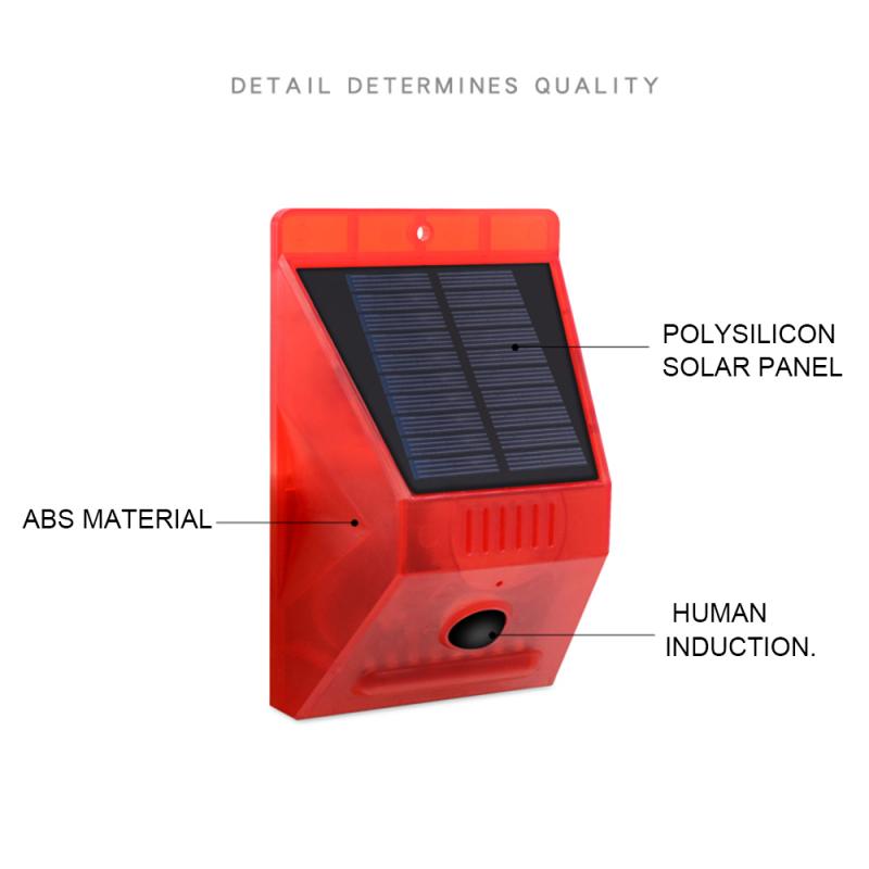 Solar Warning Light LED Flash Alert Warning Motion... – Grandado