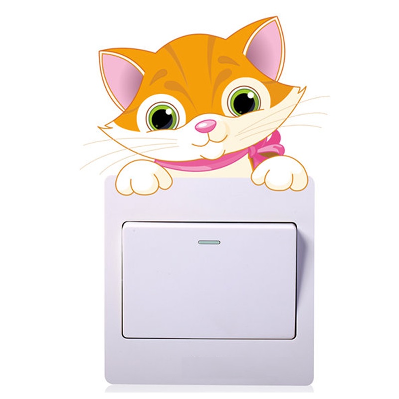 Mooie Dieren Schakelaar Stickers Voor Home Decorat... – Vicedeal