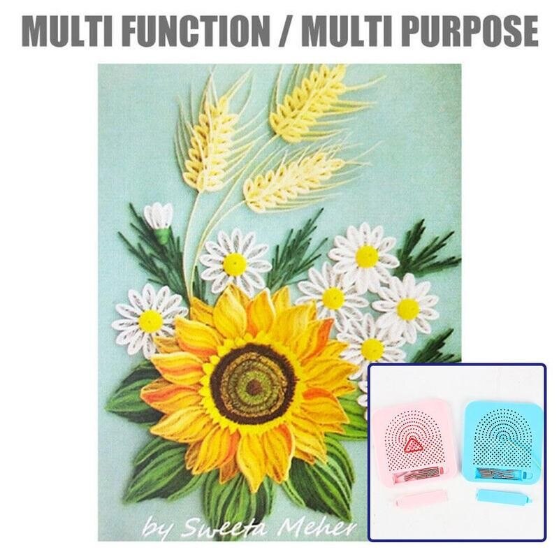 Quilted Paper Knitting Tools Needle Plate Paper Cr... – Grandado