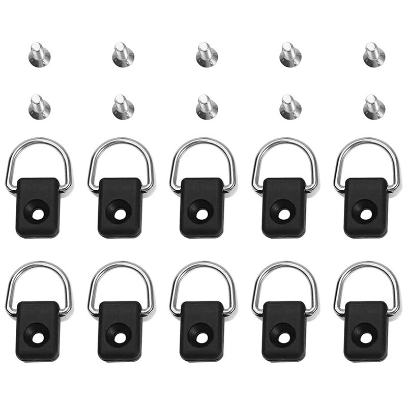 10Pcs Kayak Boat Canoe D Ring Safety Deck Loop Mou... – Grandado