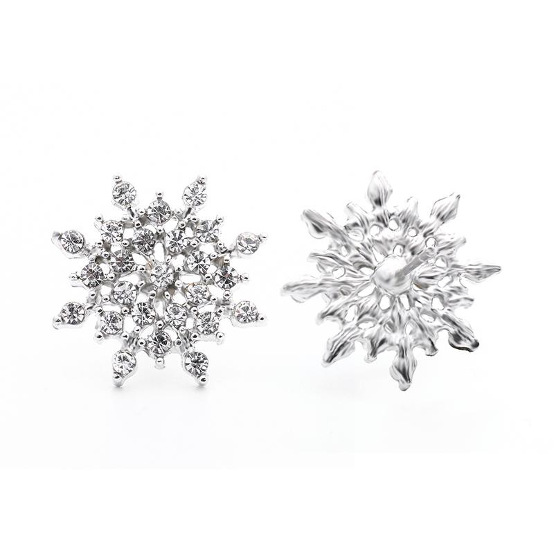 MISANANRYNE Beautiful Flower Crystal Stud Earrings... – Vicedeal