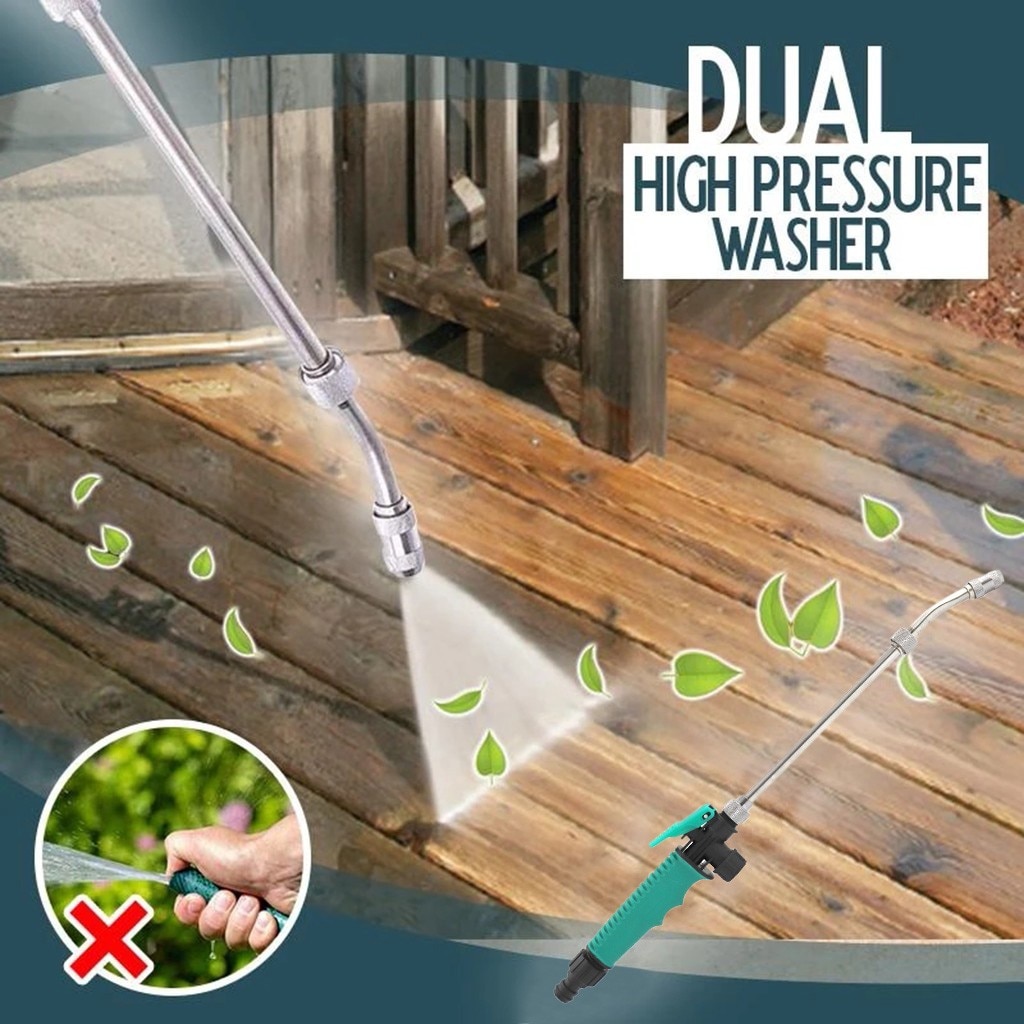 Dual High-Pressure Washer Nozzle Washing Water Pow... – Vicedeal
