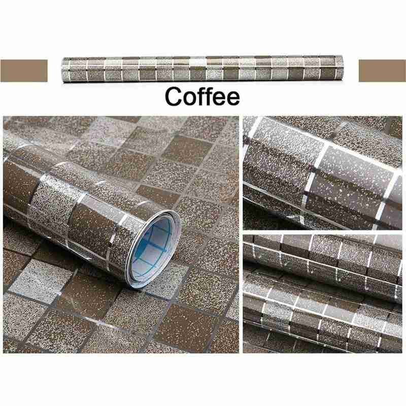 Waterproof Scrub Mosaic Wall Tile Stickers Kitchen... – Vicedeal