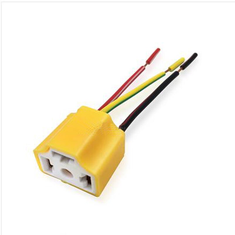 Car Headlight Socket, Car Three-legged Ceramic Lam... – Grandado