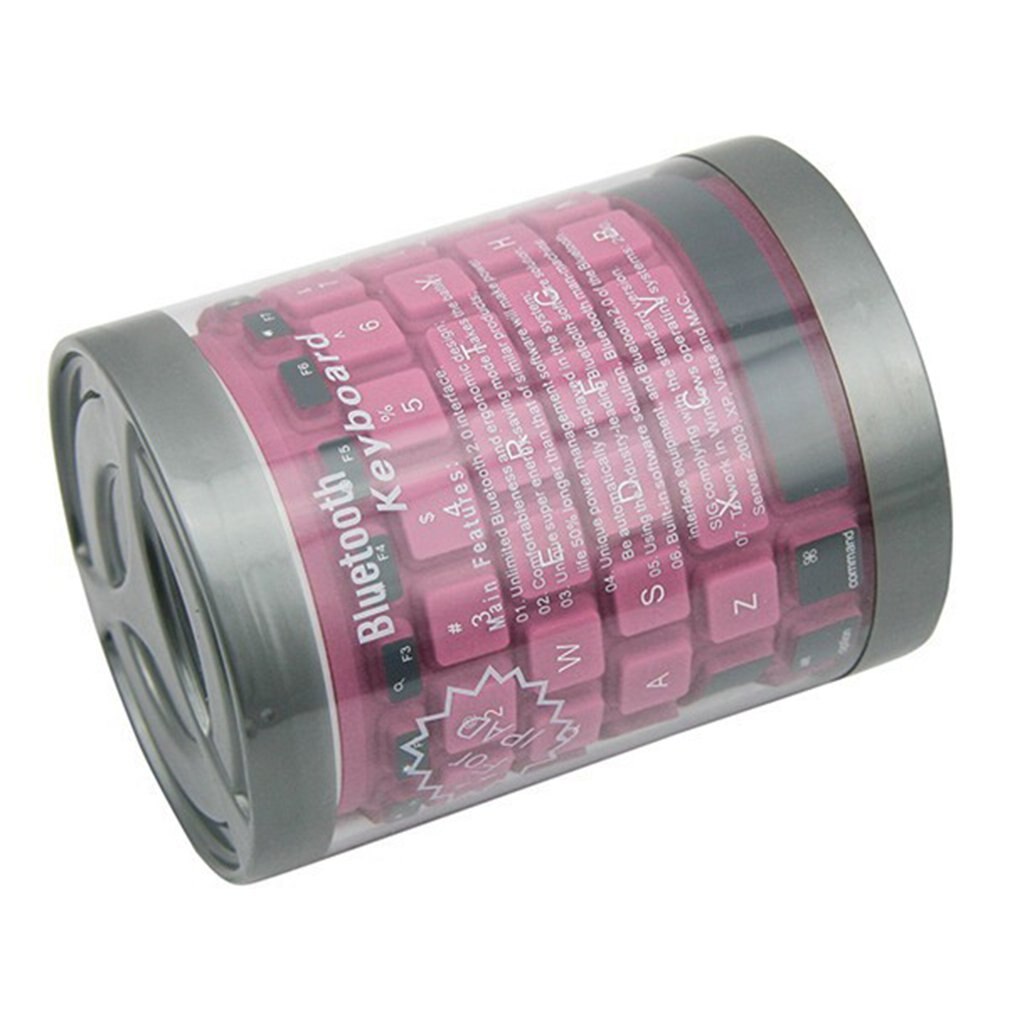 Wireless Bluetooth Keyboard Foldable Roll Up Silen... – Grandado