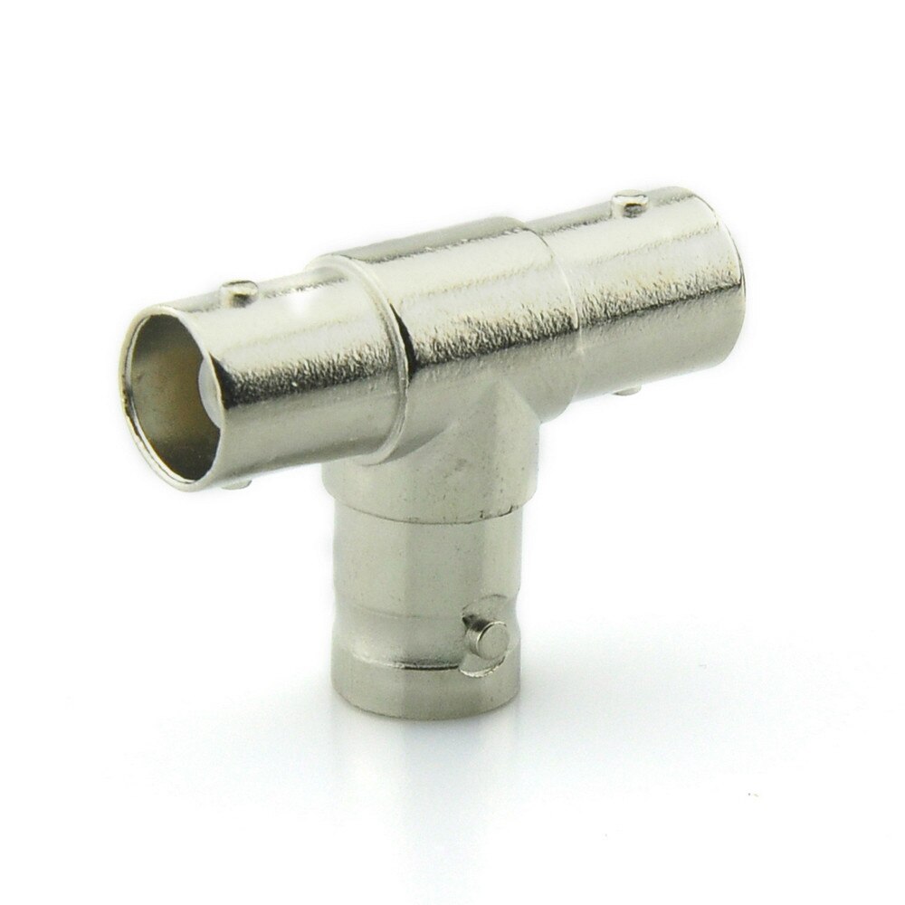 BNC 3 Female Adapter Connector Coaxial T-Adapter C... – Vicedeal