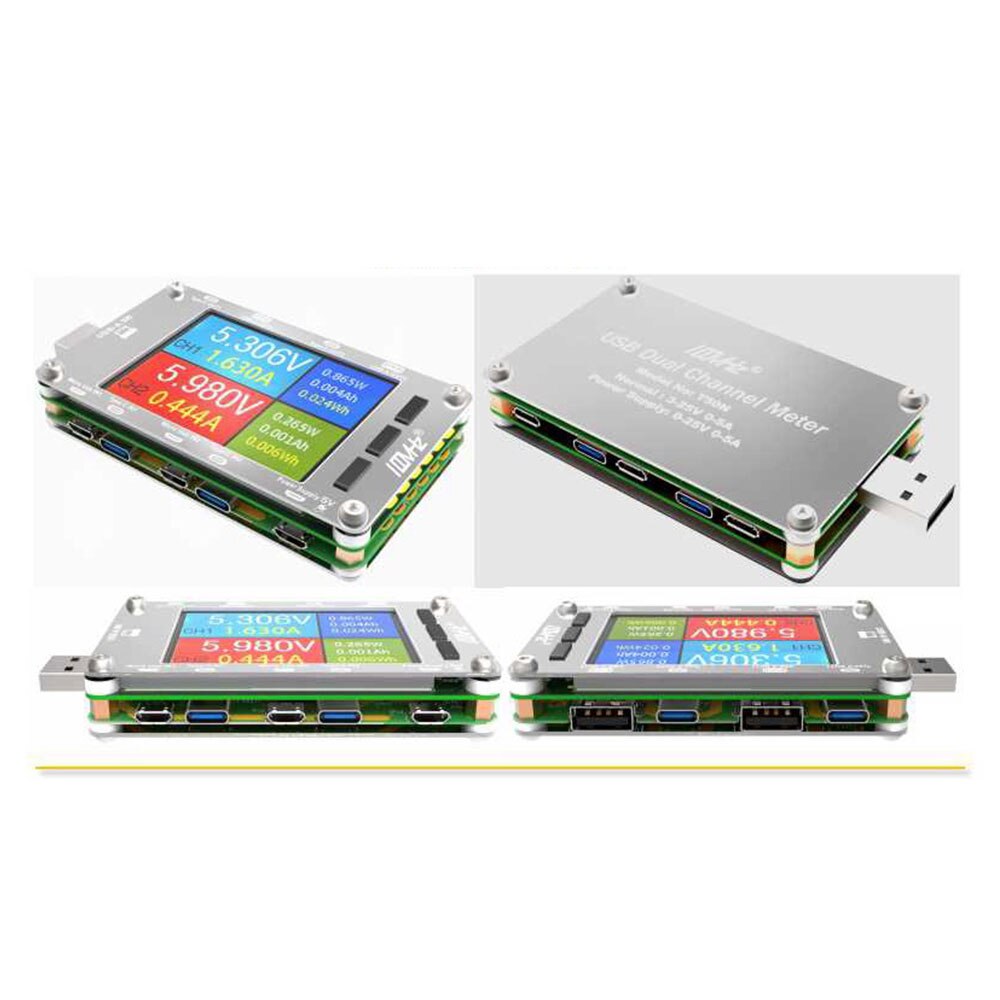 100MHZ T50N Dual USB Voltage Current Color Display... – Grandado