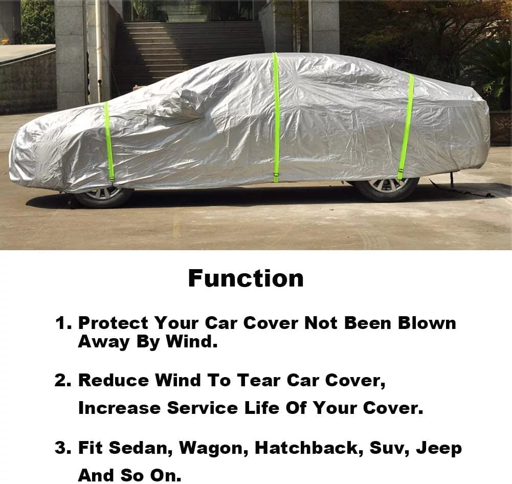 Kayme Windvlaag Auto Cover Bandjes Wind Protector,... – Vicedeal