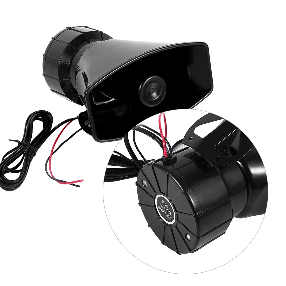 100W Car Loud Horn Kit 7 Sounds Horn With Micropho... – Vicedeal