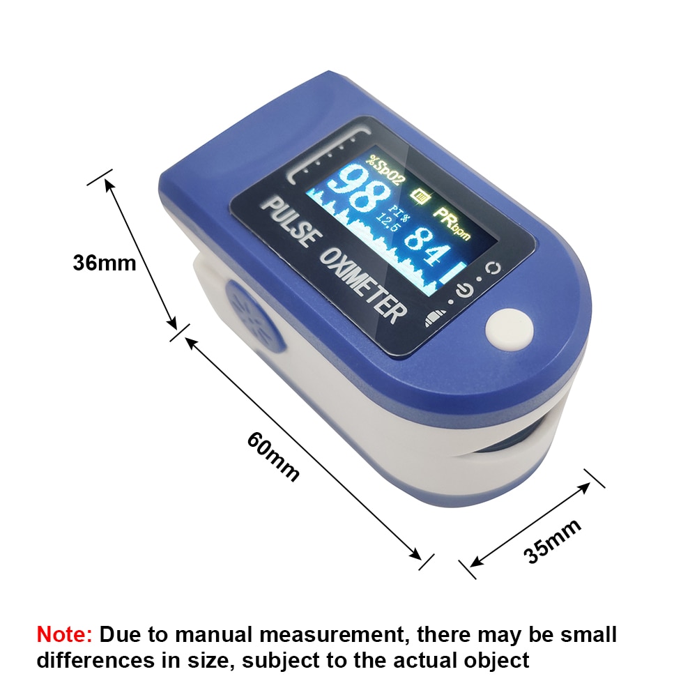 Blood Oxygen Finger Pulse Digital Fingertip Oximet... – Grandado