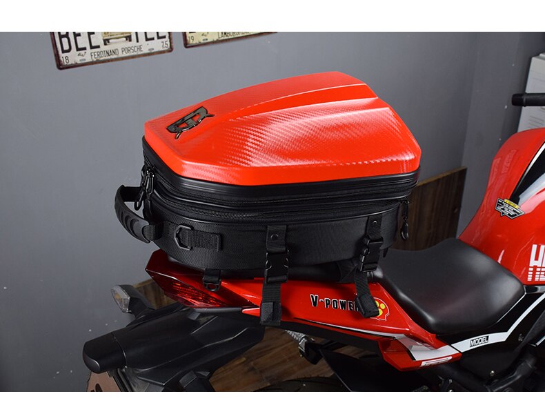 Motorcycle tail bag hard shell shoulder bag waterp... – Vicedeal