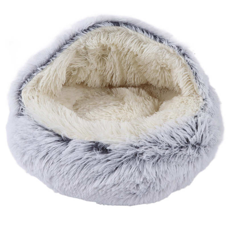 Cat Nest Soft Comfortable Round Cat Dog Cushion Be... – Vicedeal