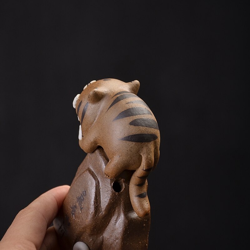 TANGPIN ceramic tea pets tiger cute handmade porce... – Grandado