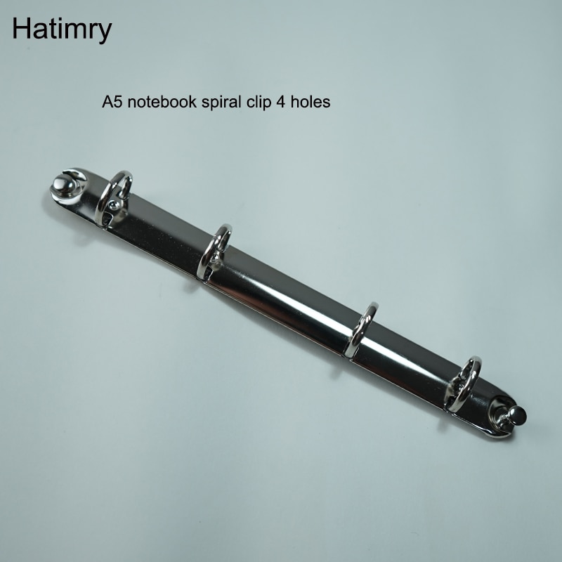 Hatidry-clip para libreta A5, 4 agujeros, color pl... – Grandado