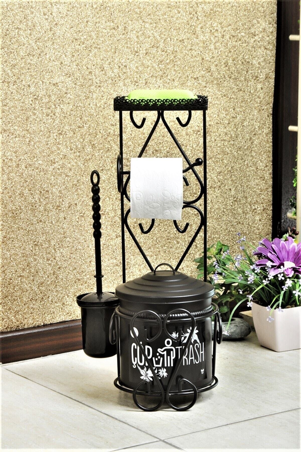 Smeedijzeren Plank Borstel Emmer Wc Sheet Set – Vicedeal