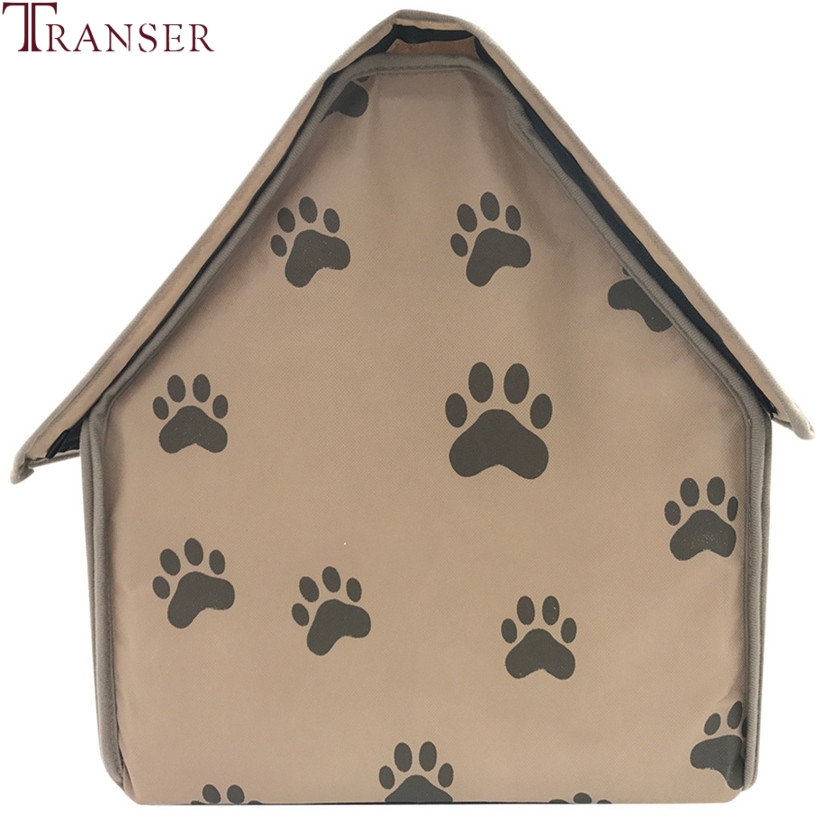 Transer Foldable Mat Pet Dog House Paw Print Dog B... – Vicedeal