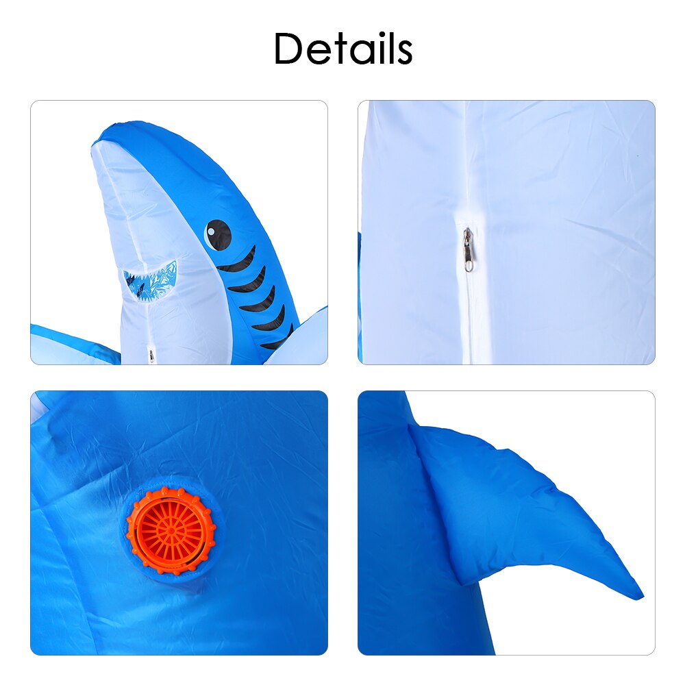 Adult Inflatable Shark Costumes Shark cosplay Cost... – Grandado