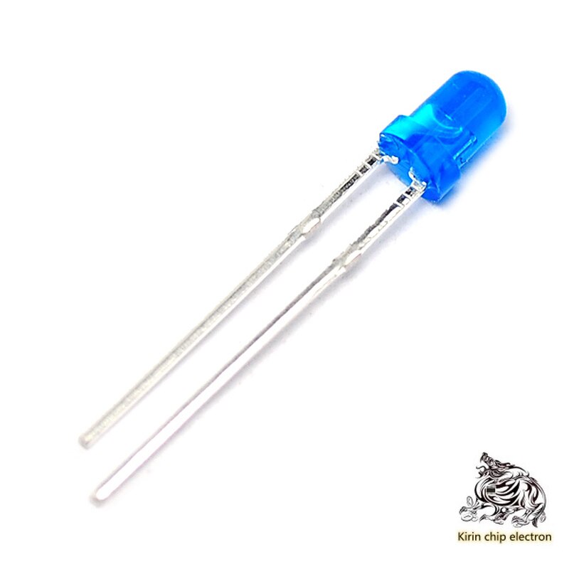 2000 TEILE/LOS 3MM blau-emittierende blau LED lamp... – Vicedeal