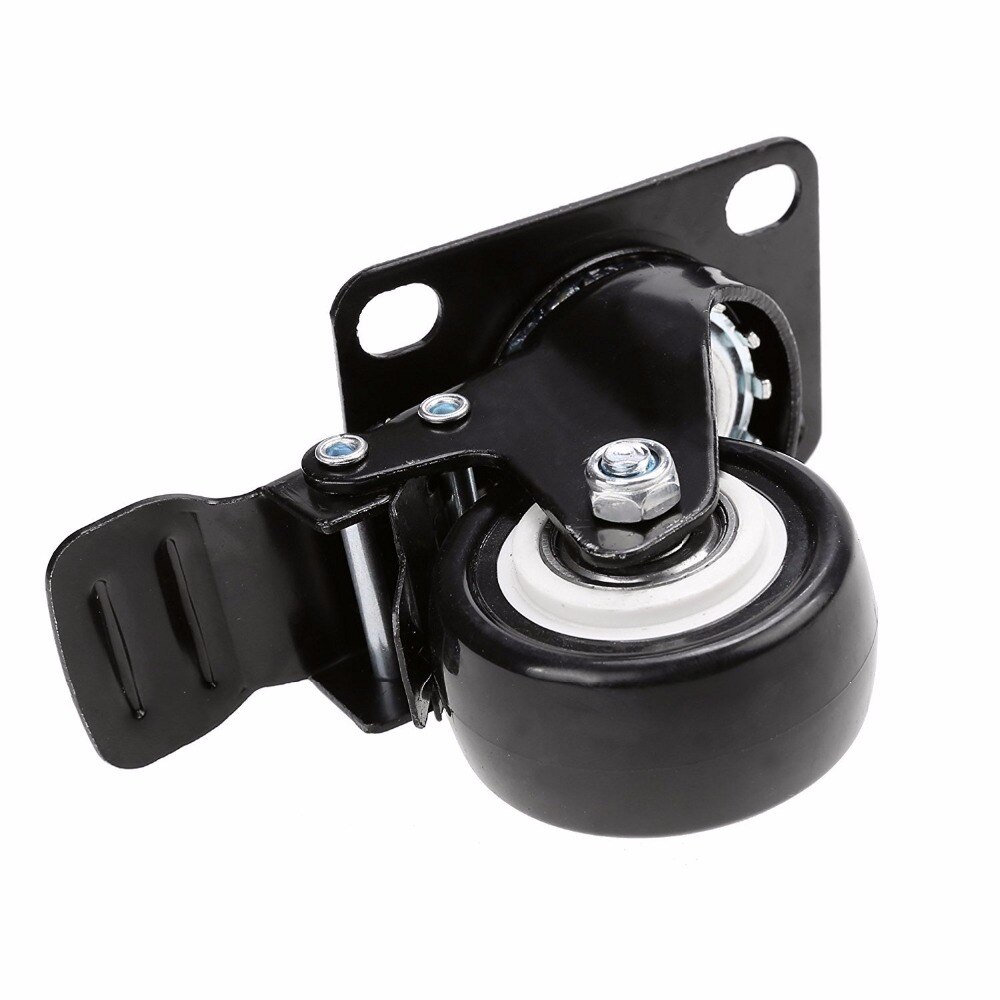 2'' Swivel Casters Wheel 4 Pack PU Rubber Swivel C... – Grandado