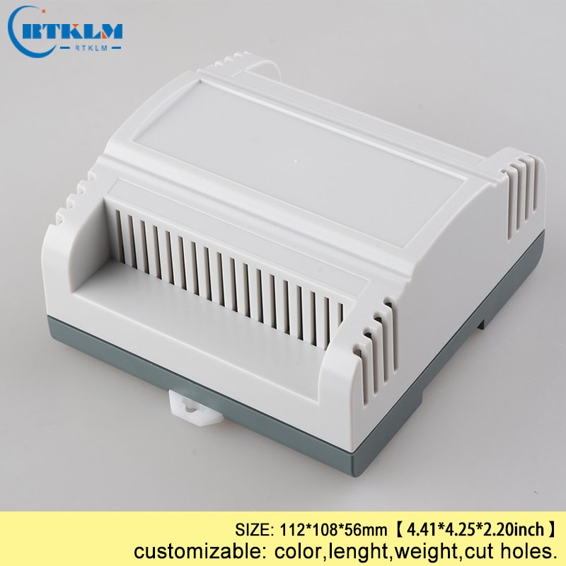 Din-rail kunststof kast voor elektronisch project ... – Vicedeal