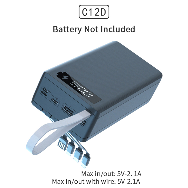 12*18650 Diy Power Bank Base Met Ingebouwde Type C... – Vicedeal