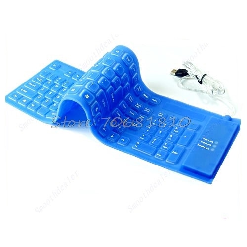 109 Keys USB Silicone Rubber Waterproof Flexible F... – Vicedeal