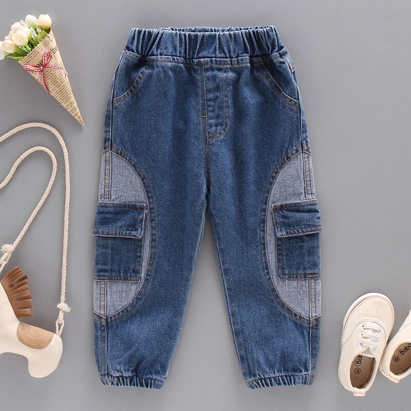 Baby Jeans Patchwork Jeans Baby Casual Style Kids ... – Vicedeal