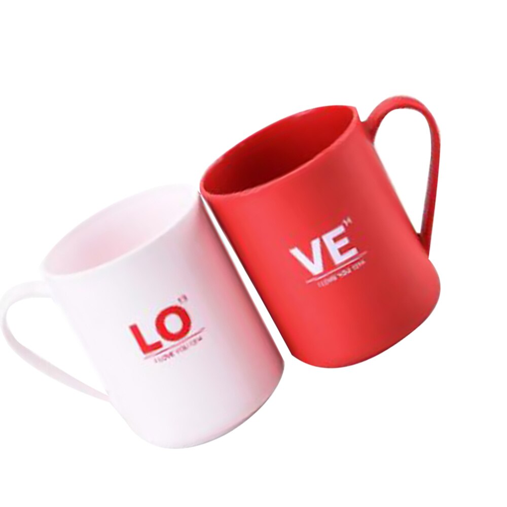 2pcs Couples Water Cup Mouthwash Cup Simple Couple... – Grandado