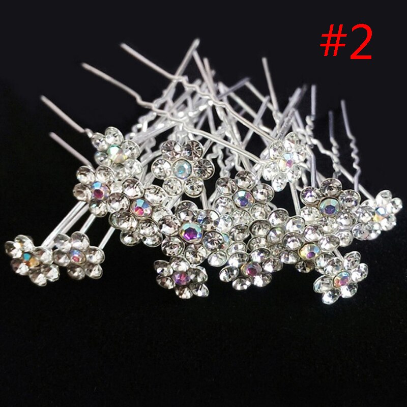 5PCS Acrylic Wedding Bridal Pearl Hair Pins White ... – Grandado
