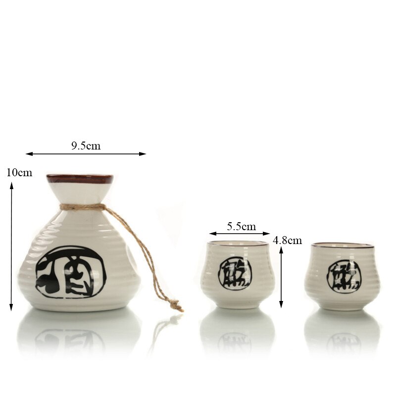 Japanse Sake Set Creatieve Keramische Wijn Set Iso... – Vicedeal