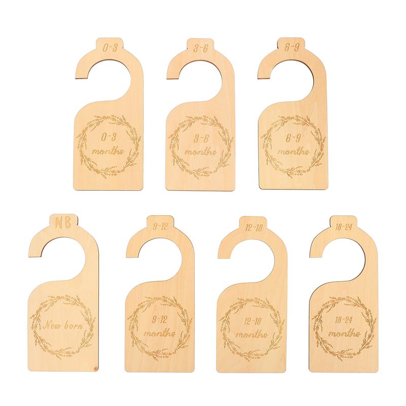 7Pcs Clothes Size Signs Wooden Appreal Signs Wardr... – Grandado