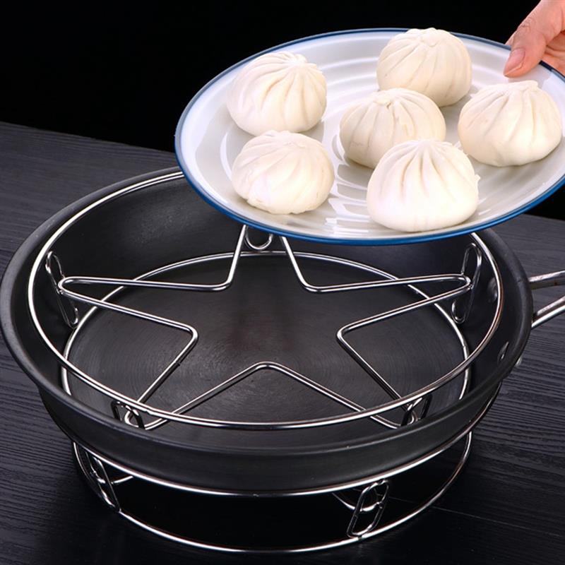 Keuken Rvs Pot Stand Star Pot Stand Metalen Stoomb... – Vicedeal