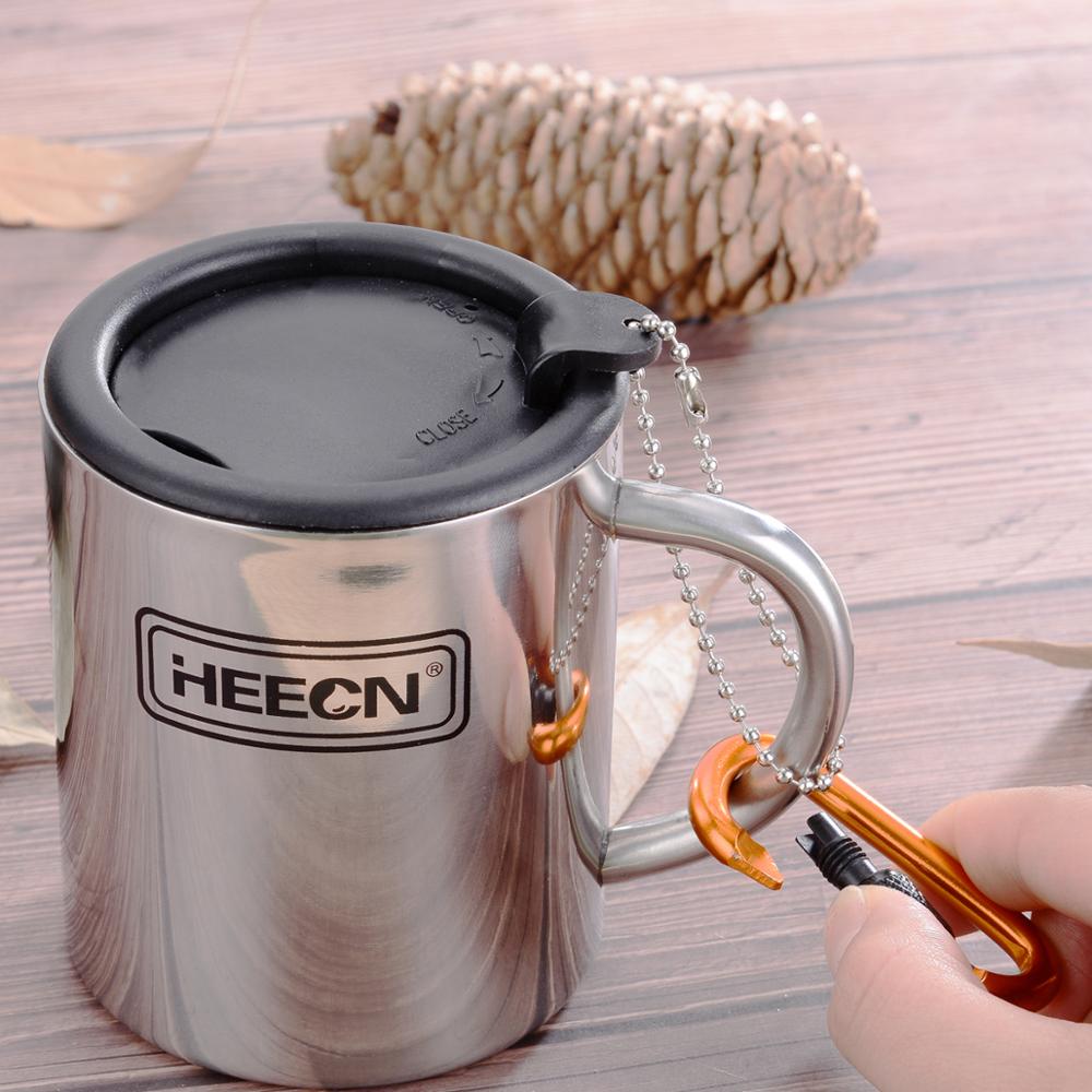 free ship Outdoor stainless steel mugs hiking buck... – Vicedeal
