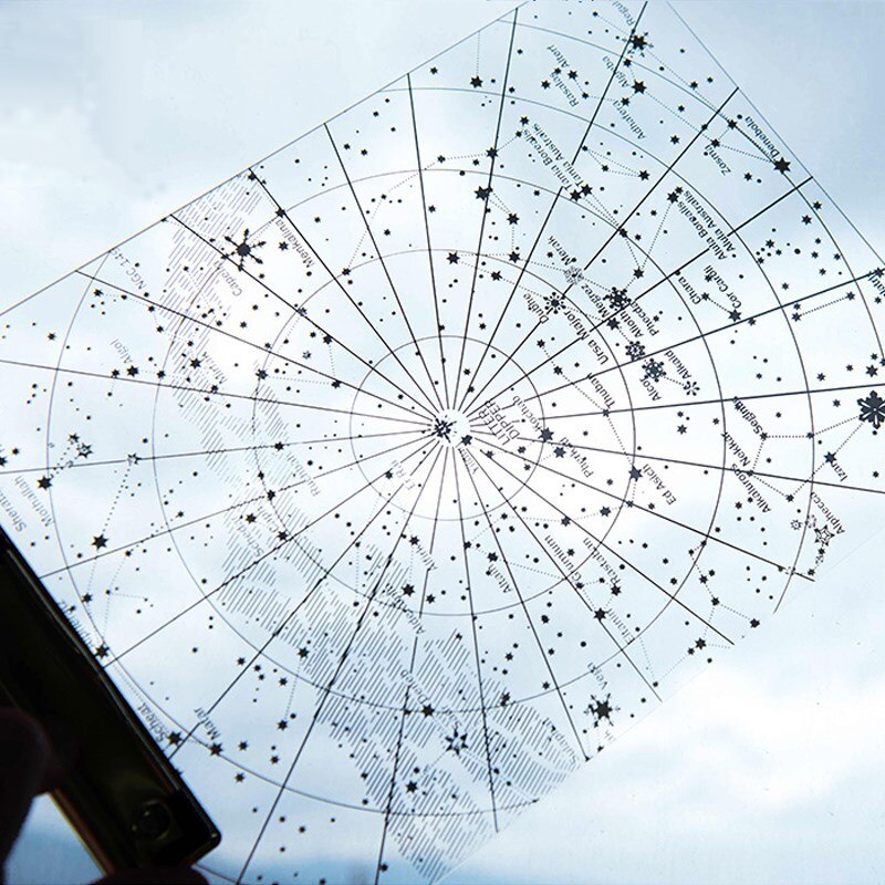 Acryl Transparent Star Sky File Clip Board North S... – Grandado