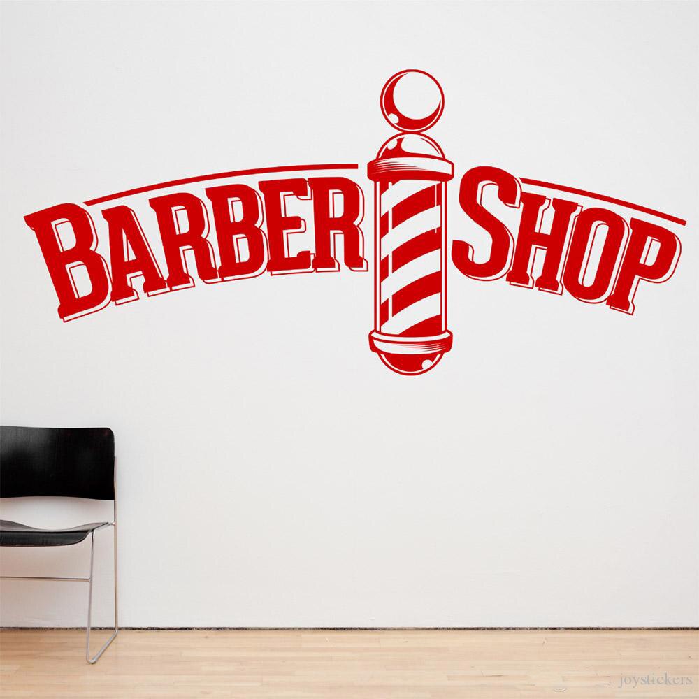 Barber Shop Vinyl Window Decal Pole Sign Hair Dres... – Grandado